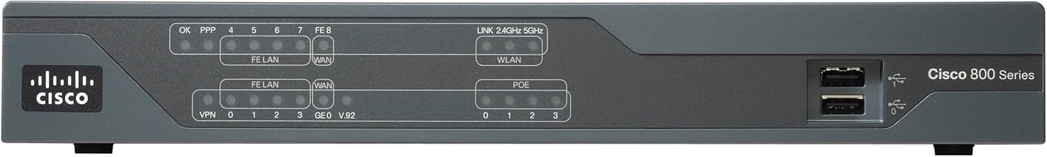 Cisco - 892 - Router - ISDN - 8-port switch : Amazon.fr: Computers