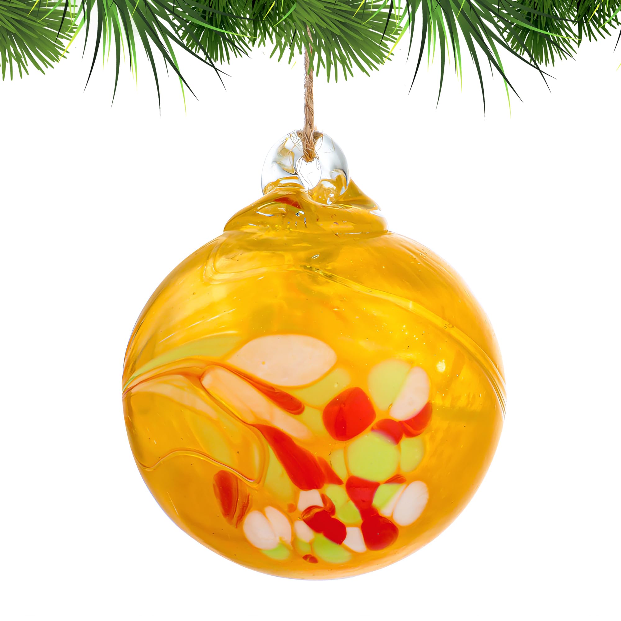 Hand Blown Glass Gazing Balls for Garden Hanging Friendship Balls ...