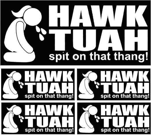 znutc Hawks Tush Autoaufkleber, 5 Stück Spit On That Thang Girl Sticker ...
