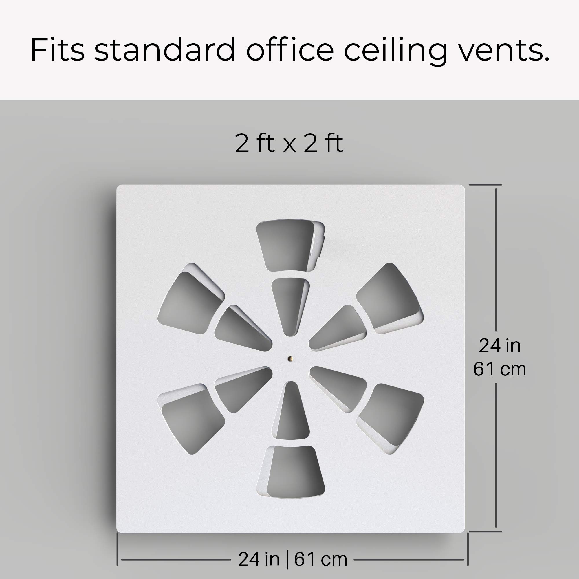 Office Ceiling Vent Covers 1/2pcs Brown Floor Vent Covers, 10.16 X