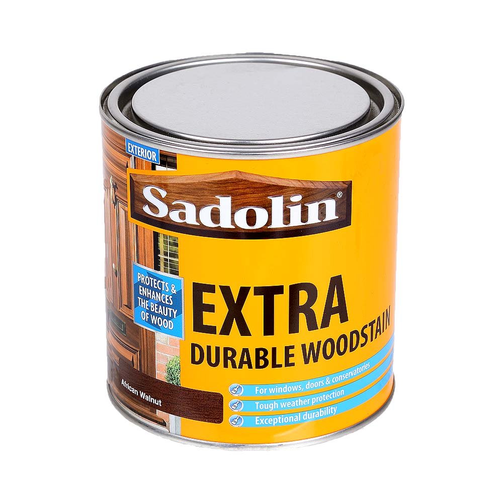Sadolin EXTRA WOODSTAIN (YELLOW TIN) 1lt - African Walnut : Amazon.co ...