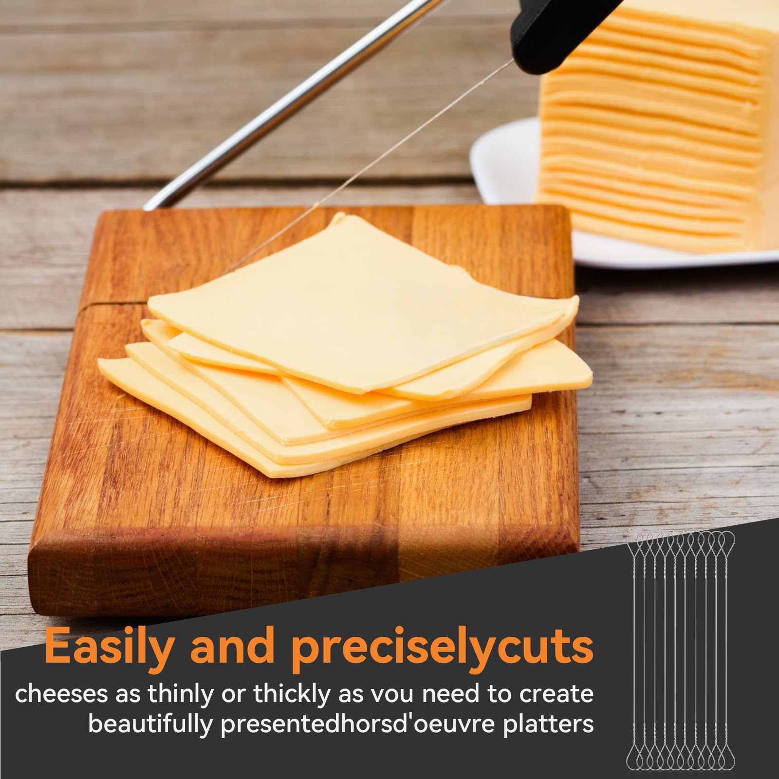 Snapklik.com : KALIONE 20 Pack Cheese Slicer Kit