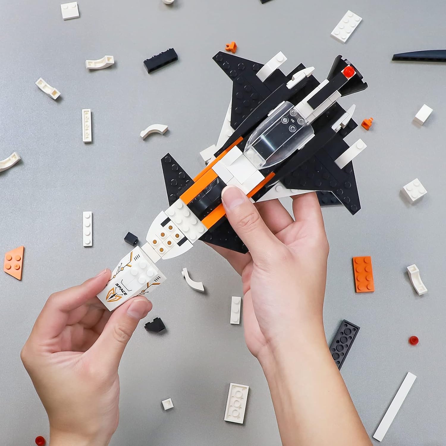 Buy STEM 3 in 1 Space Building Sets Compatible with Lego City Space ...