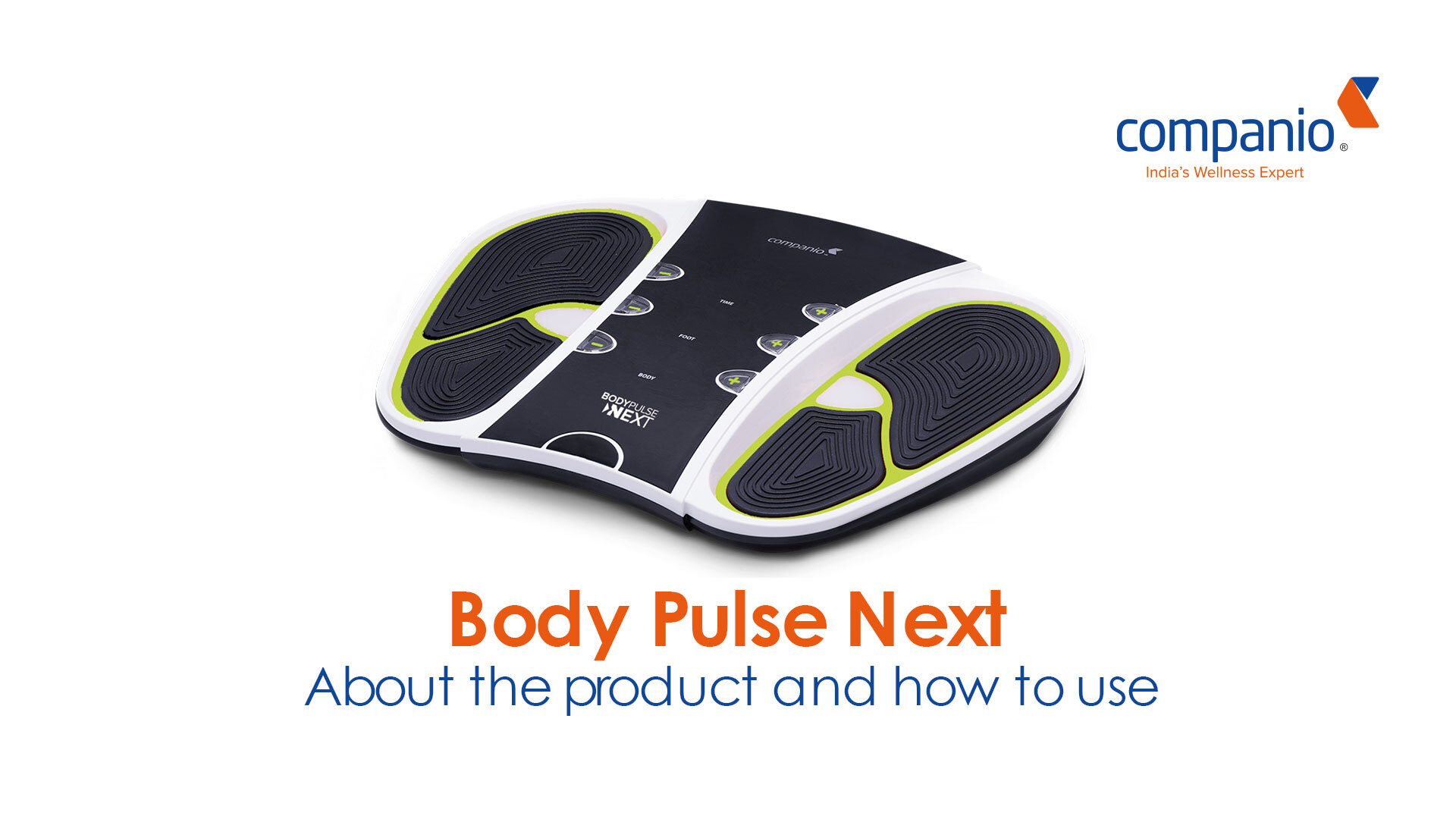 Watch Companio Body Pulse Next device on Amazon Live