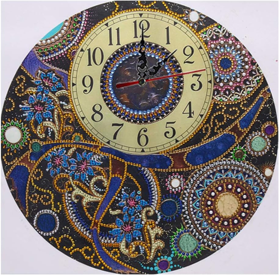 Amazon.com: LUSandy DIY 5D Diamond Painting Clock Kits for Adults ...