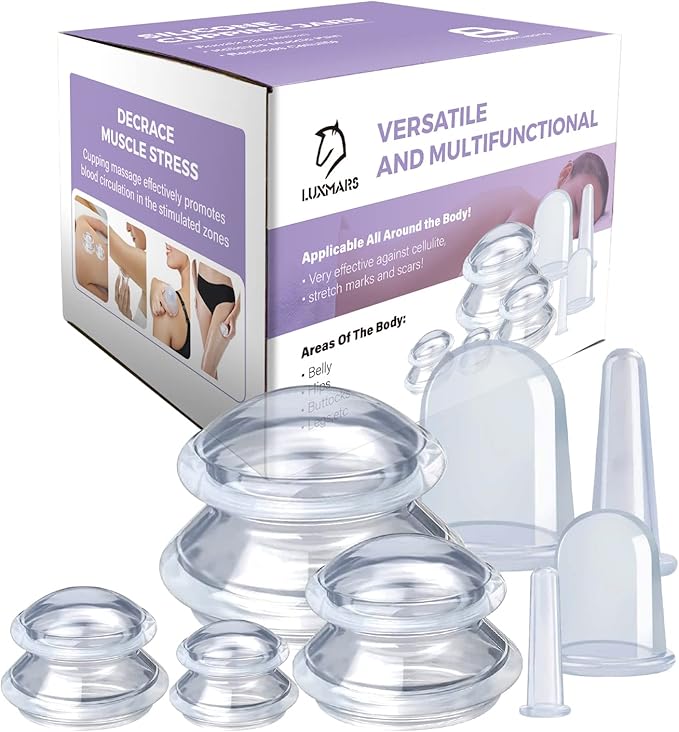 Amazon.com: LUXMARS Cupping Therapy Set Silicone Cupping Set ...