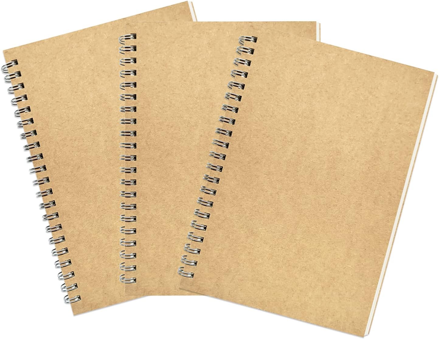 Amazon.com : 3 Pack College Ruled Notebook, Soft Yellow Cover Spiral ...