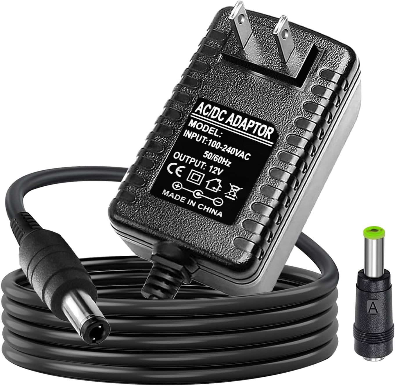 Amazon.com: 12V AC/DC Casio Keyboard Charger Power Adapter Compatible ...