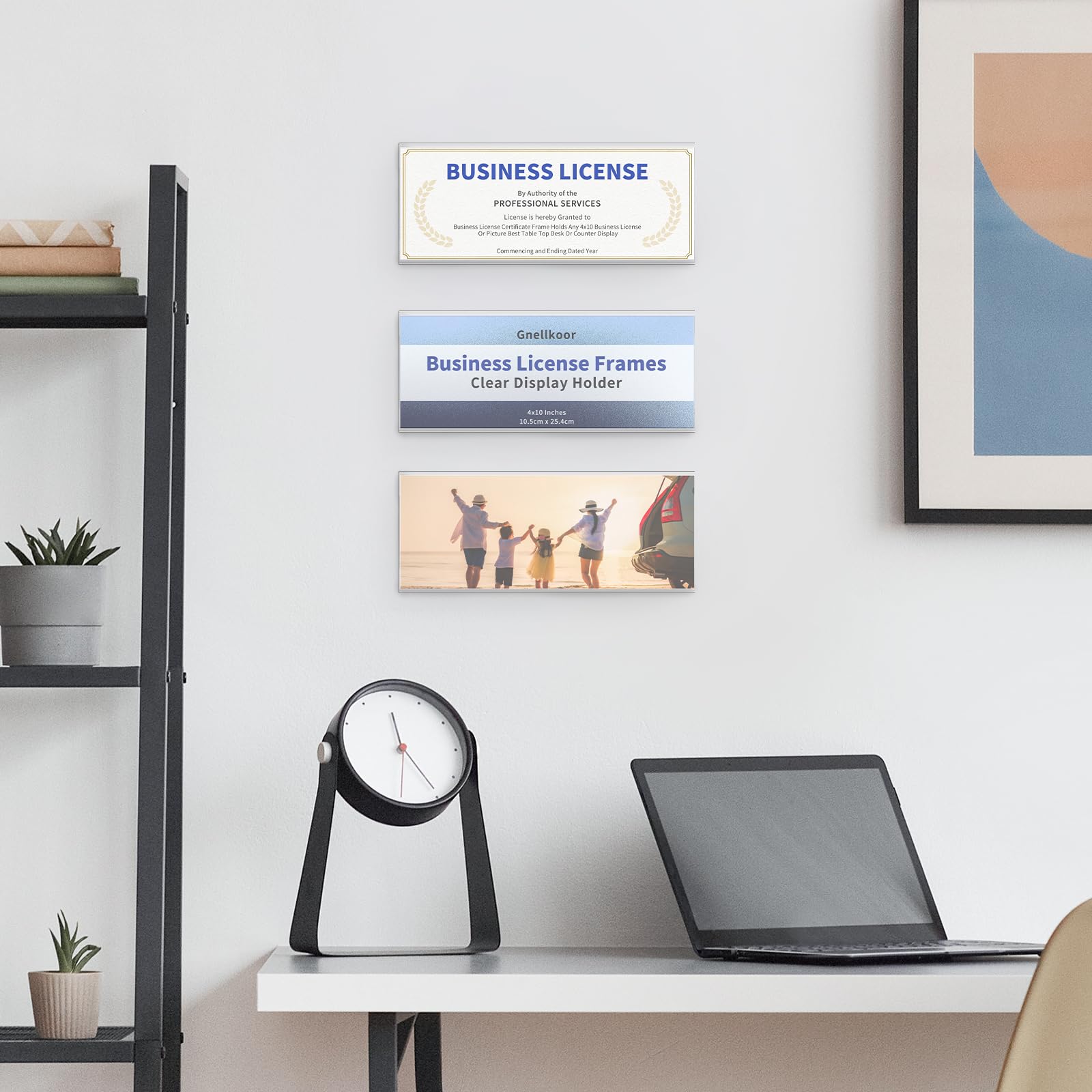 Snapklik.com : Business License Frame, 2PCS 4x10 Inch Acrylic Business ...