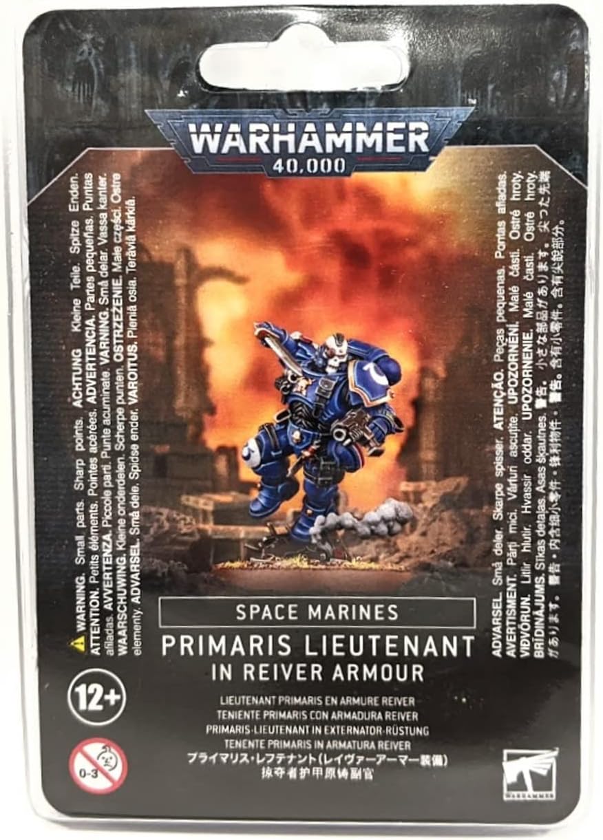 Amazon.com: Warhammer 40k: Space Marines Primaris Lieutenant in Reiver ...