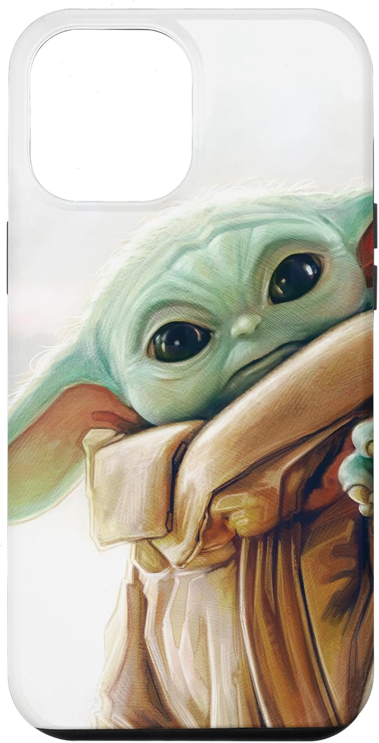 Amazon.com: iPhone 15 Pro Max Star Wars The Mandalorian Grogu White ...