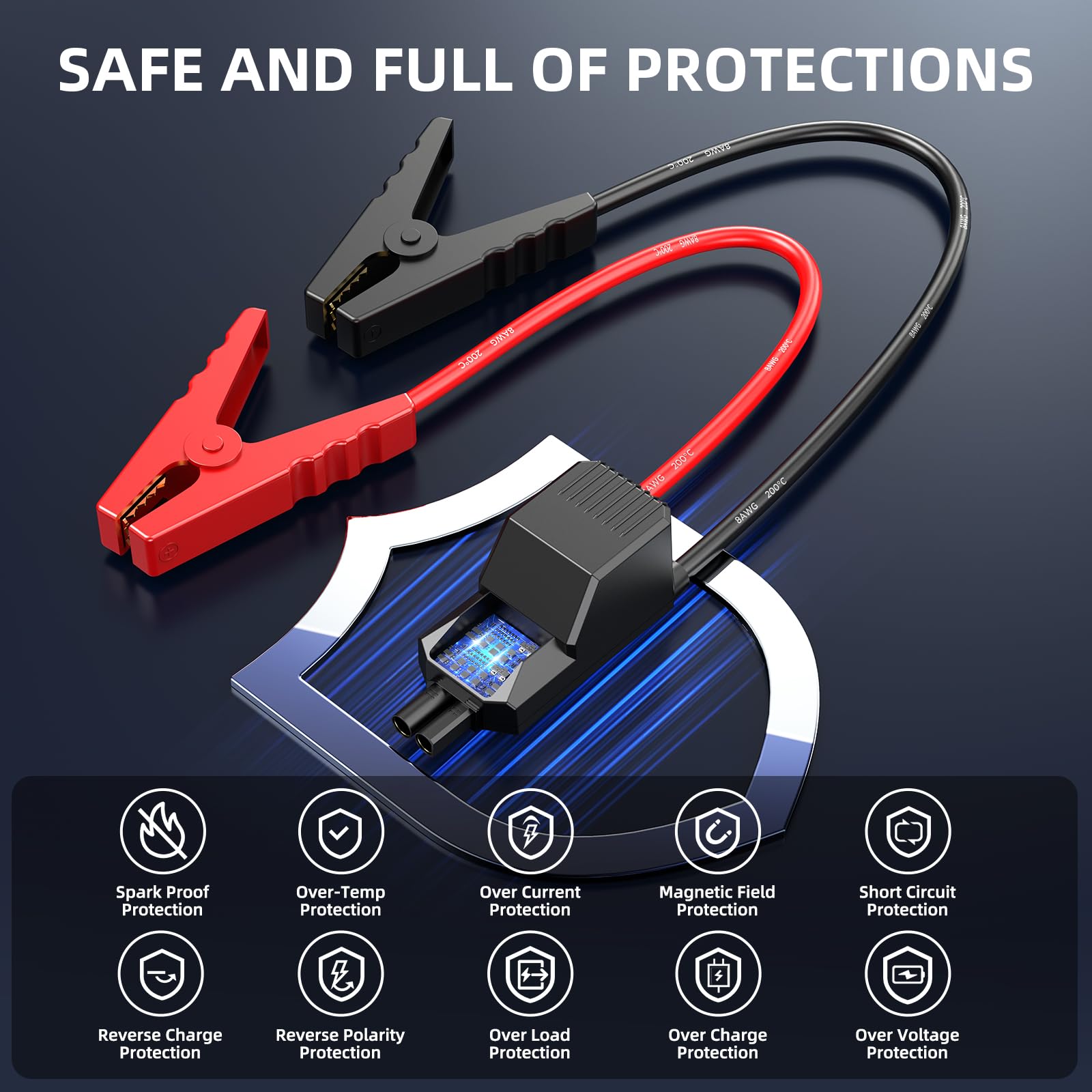 Snapklik.com : Smart Jumper Clamps, S ZEVZO Replacement Intelligent ...