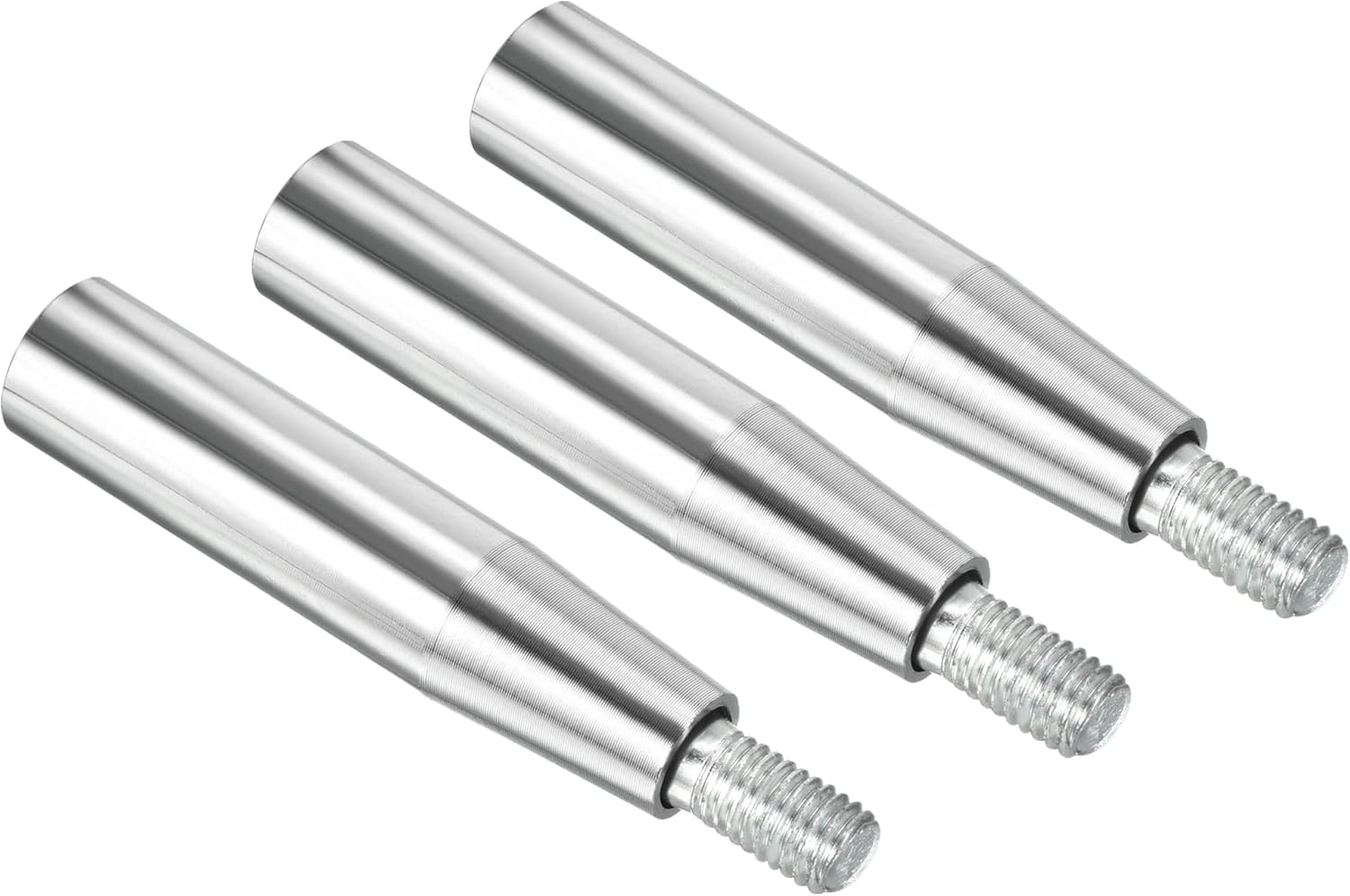 PATIKIL M10 Revolving Handle Grip, 3 Pack 98mm Cast Iron Chrome Plated ...