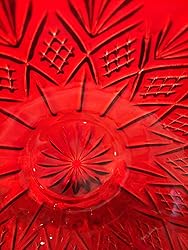 Amazon.com | Godinger Dublin Red Crystal Serving Bowl: Serving Bowls