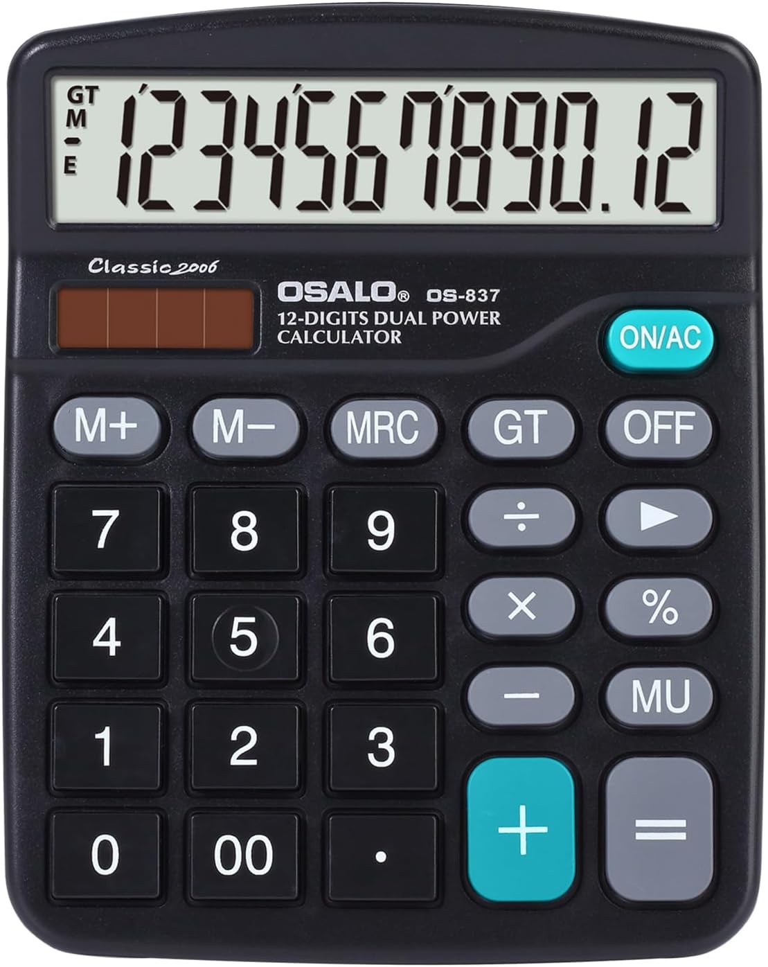 Helect Calculator, Standard Function Desktop Calculator (Black): Office ...