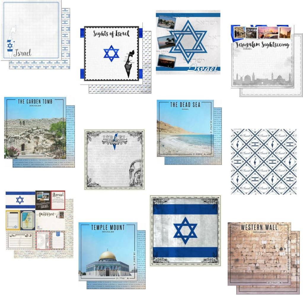 Amazon.com: Themed Bundle Scrapbook Paper Custom Set - 8 Magical Day ...