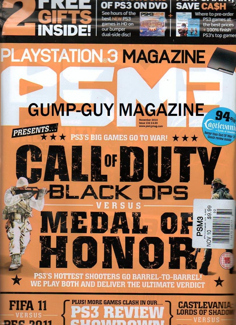 Playstation 3 Magazine November 2010 2 Gifts Inside PSM3 CALL OF DUTY ...