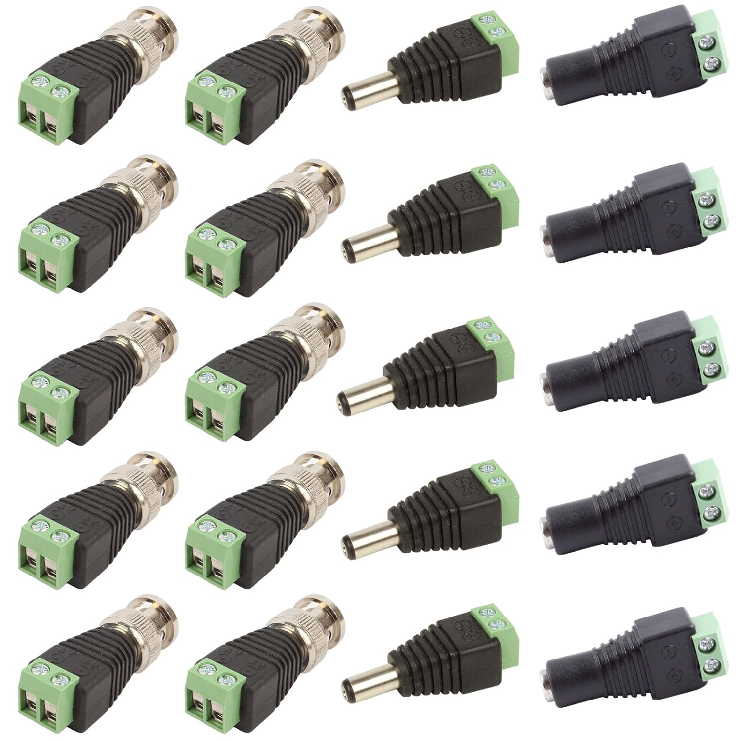 Amazon.com: AIMHDUTY DC Power Jack Plug Adapter Barrel Connector 10PCS ...