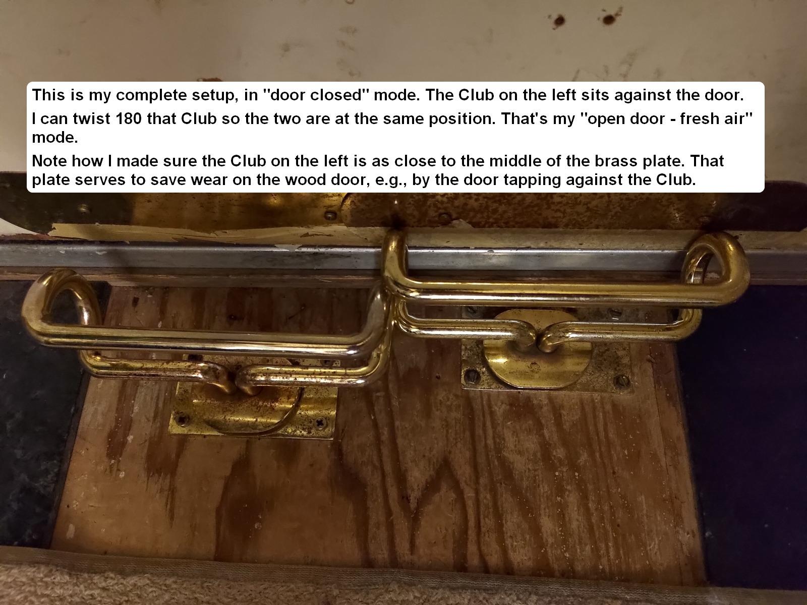 Door Club 3-Piece Set Brass Key Locks with Bright Brass Finish - Door ...