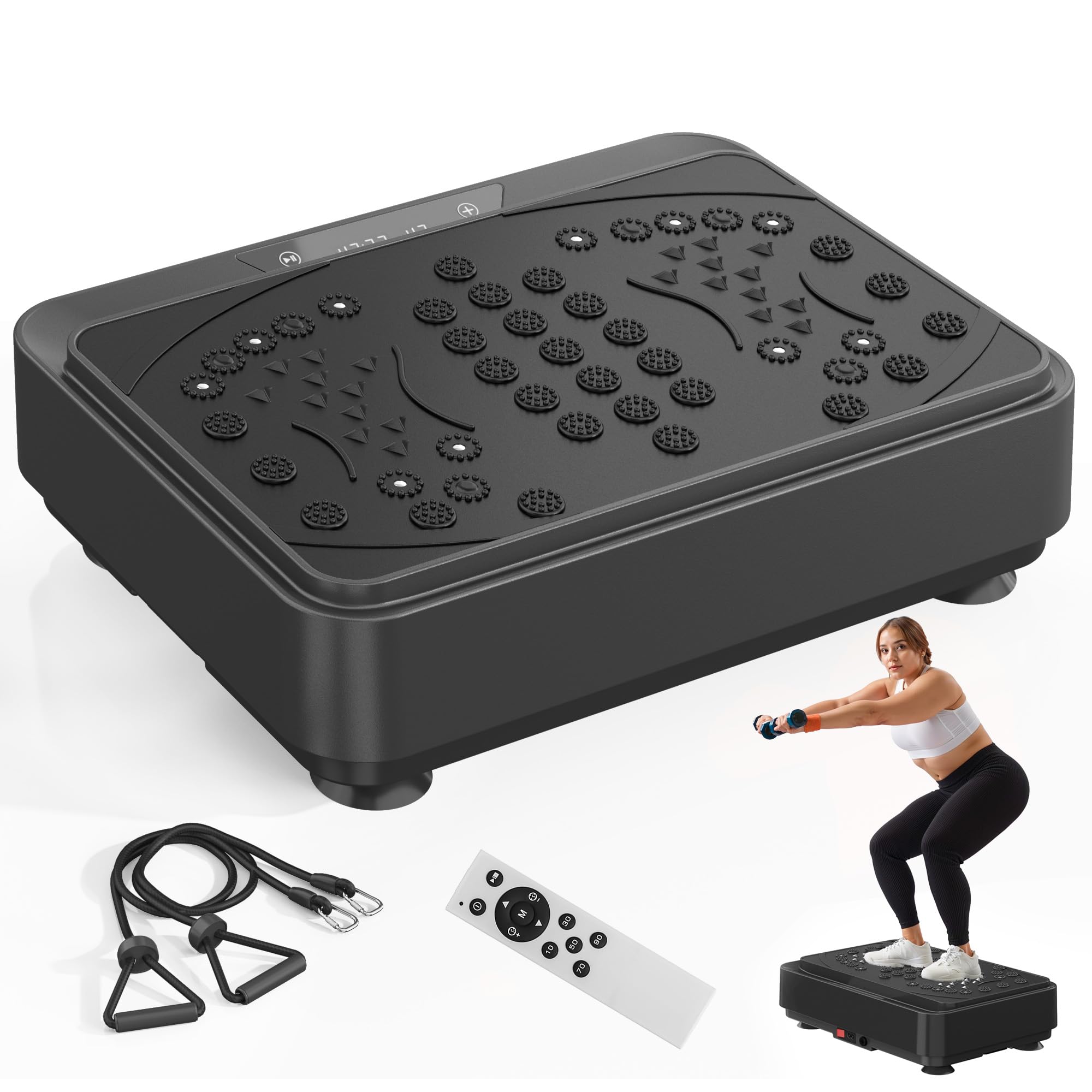 Snapklik.com : SogesPower Vibration Plate Exercise Machine, Full Body ...