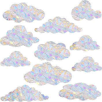 Amazon.com: Cloud Window Clings Cloud Window Decals Static Cling Window ...
