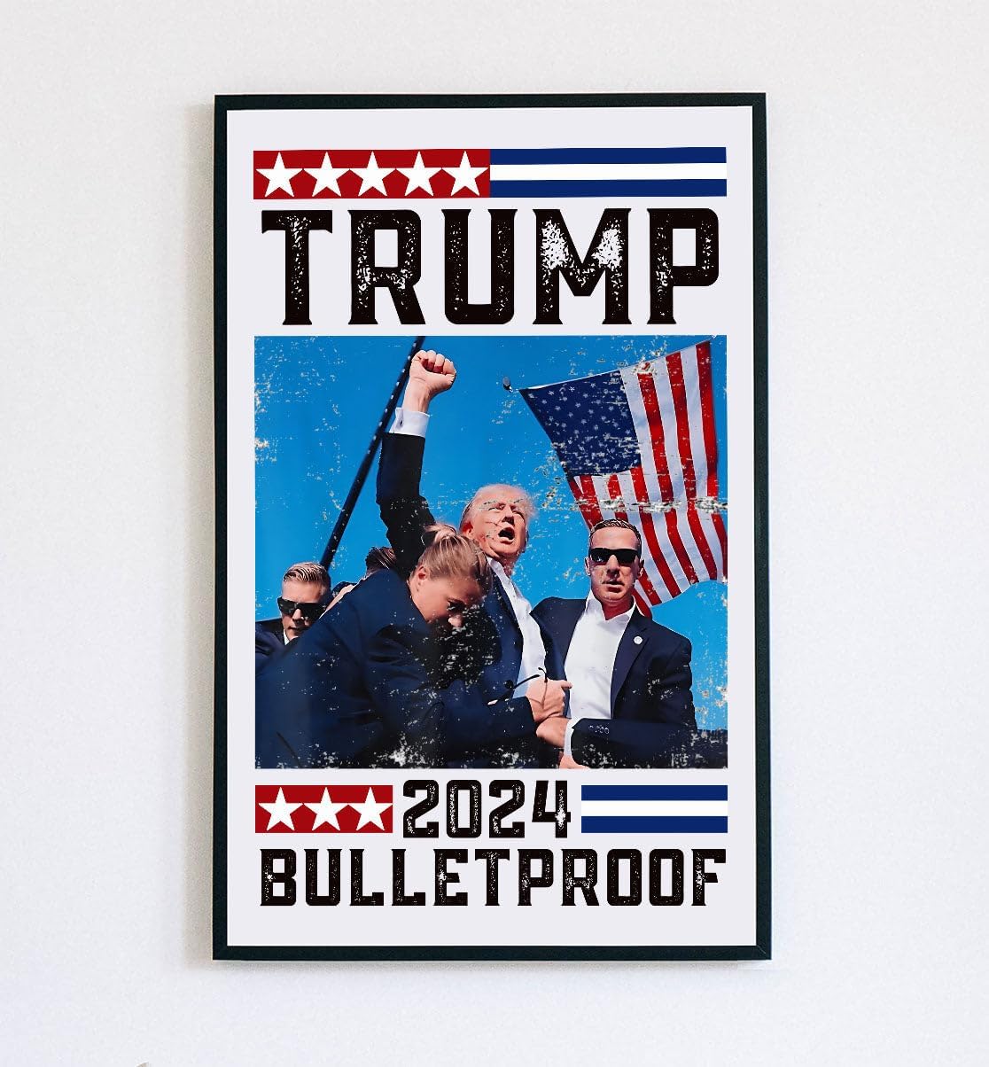 Donald Trump Suikast Posteri, Trump Shot Posteri, Trump 2024 Posteri ...