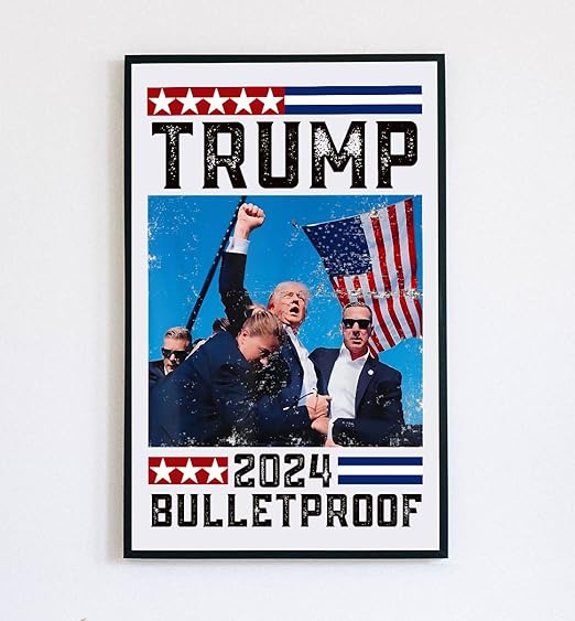Amazon.com: Donald Trump 2024 Wall Art - 'Legends Never Die' Poster ...