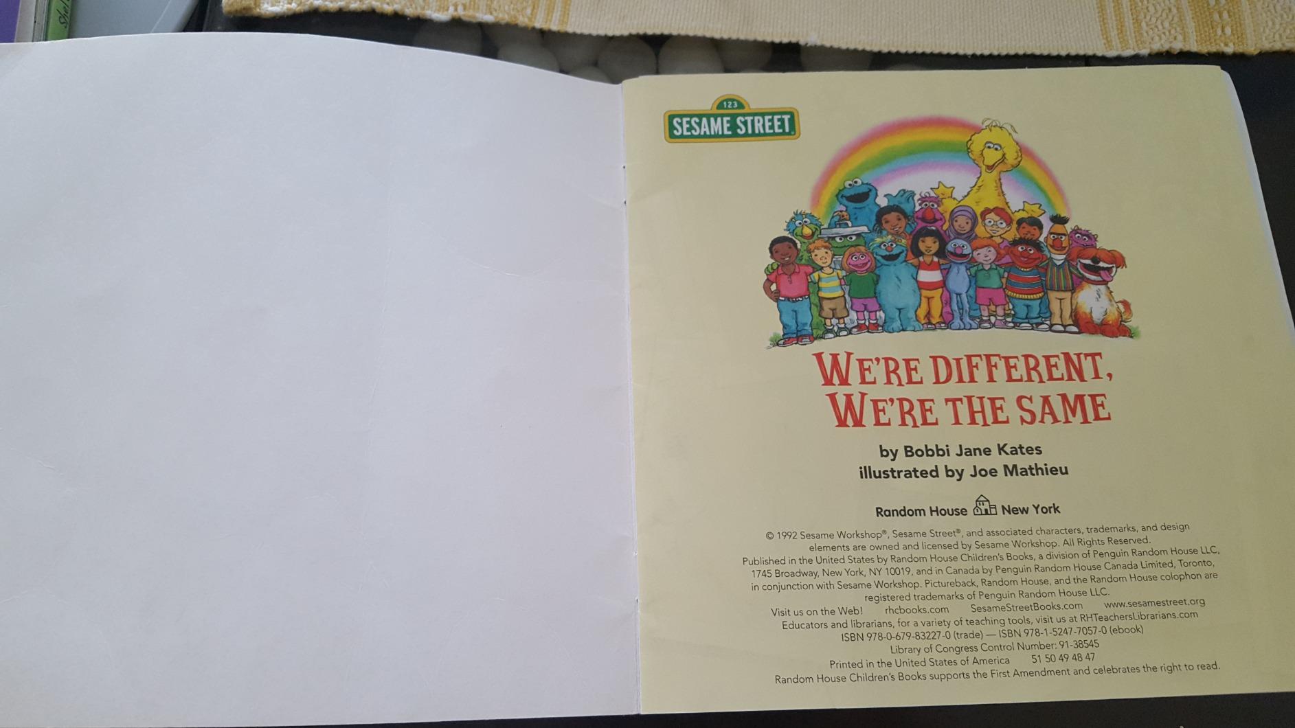 We're Different, We're the Same (Sesame Street) (Sesame Street Friends ...