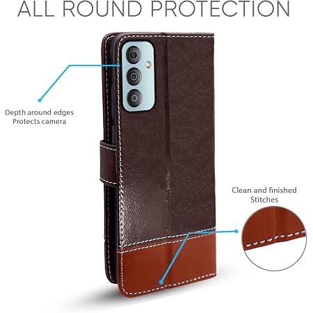 SHINESTAR Samsung Galaxy F23 5G Flip Back Cover | PU Leather Flip Cover ...