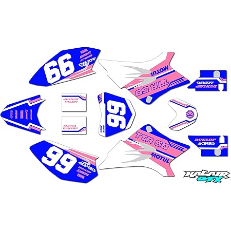 Amazon.com: Kalair GFX Graphics Kit for Yamaha TT-R50 (2006-2023) TT ...
