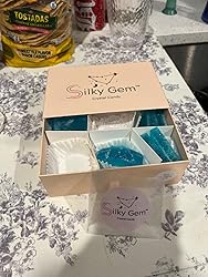 Amazon.com : Silky Gem - Edible Lychee Flavored Aurora Crystal Candy, 8 ...