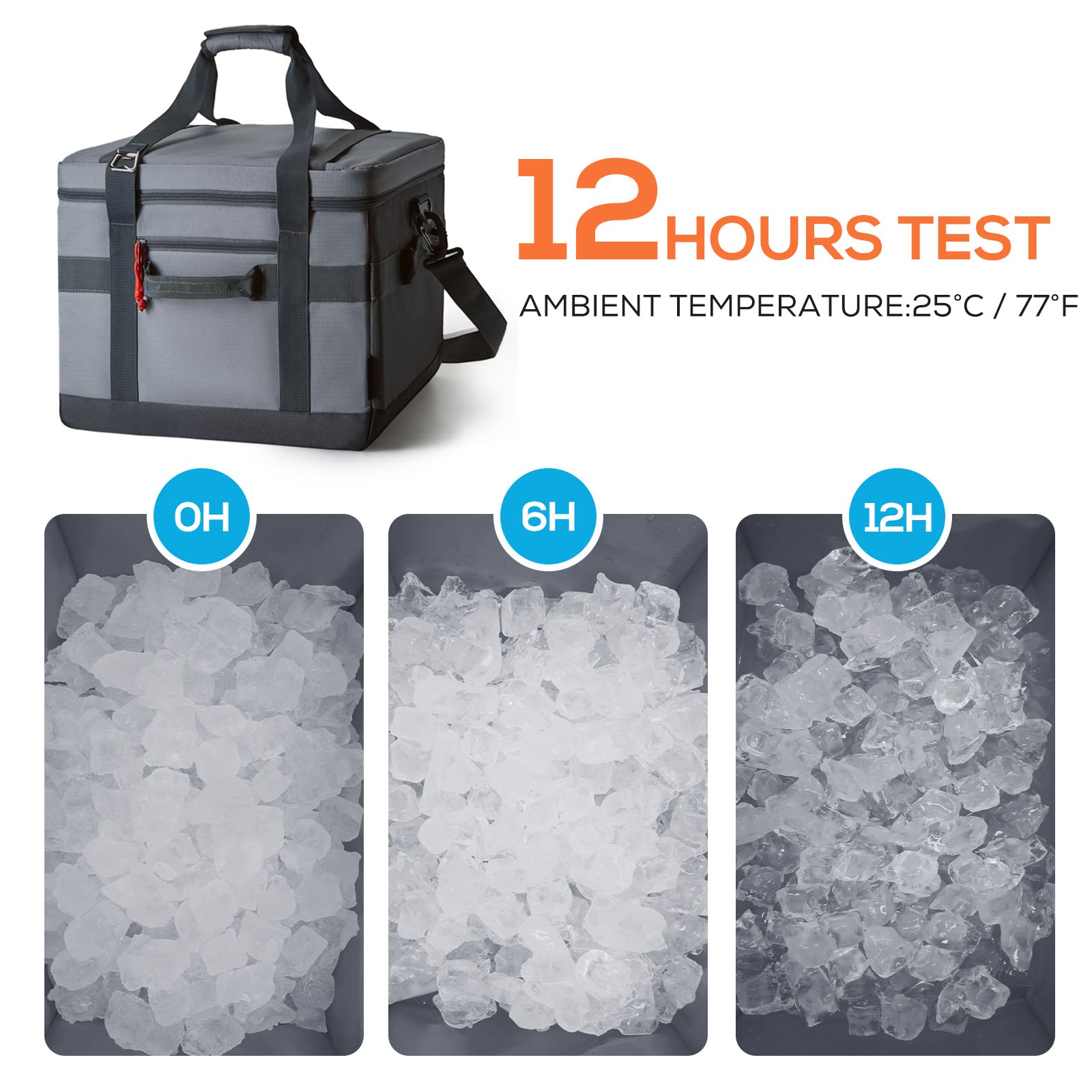 TOURIT Cooler Bag 60-Can Insulated Soft Cooler Large Collapsible Cooler ...