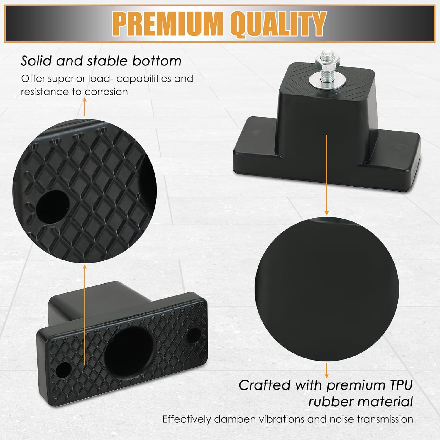 NATGAI 4 Pack Rubber Vibration Isolator Mounting Australia | Ubuy