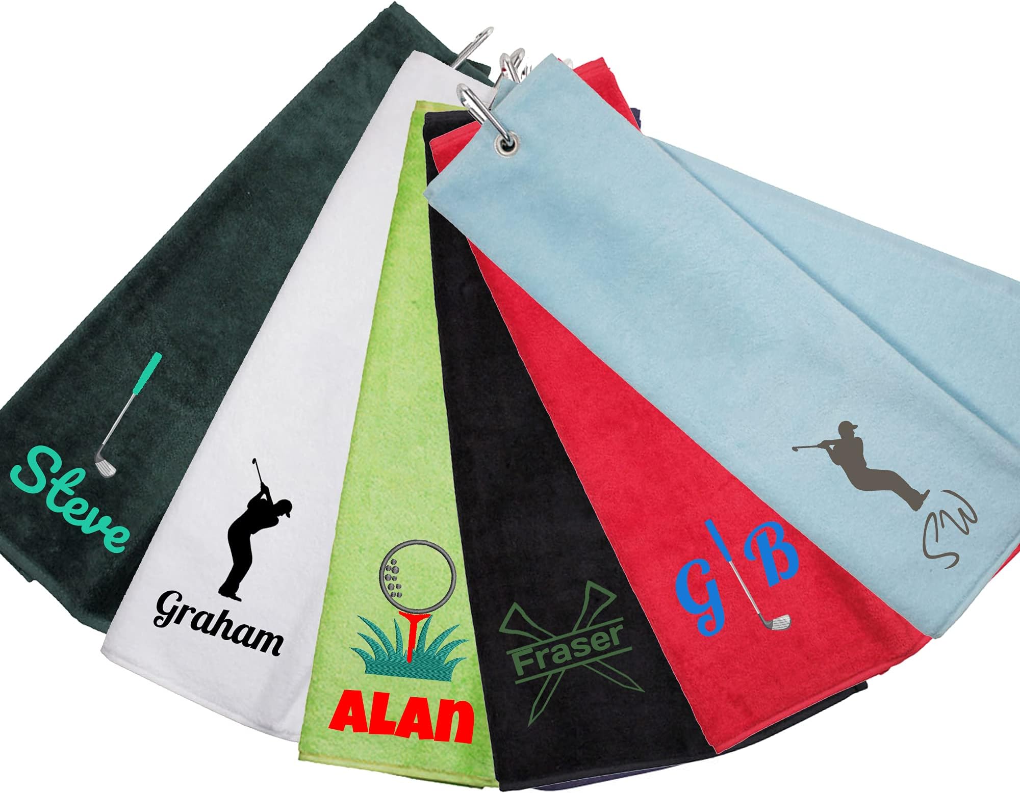 Always Looking Good Personalised Tri Fold Golf Towel With Name Luxury