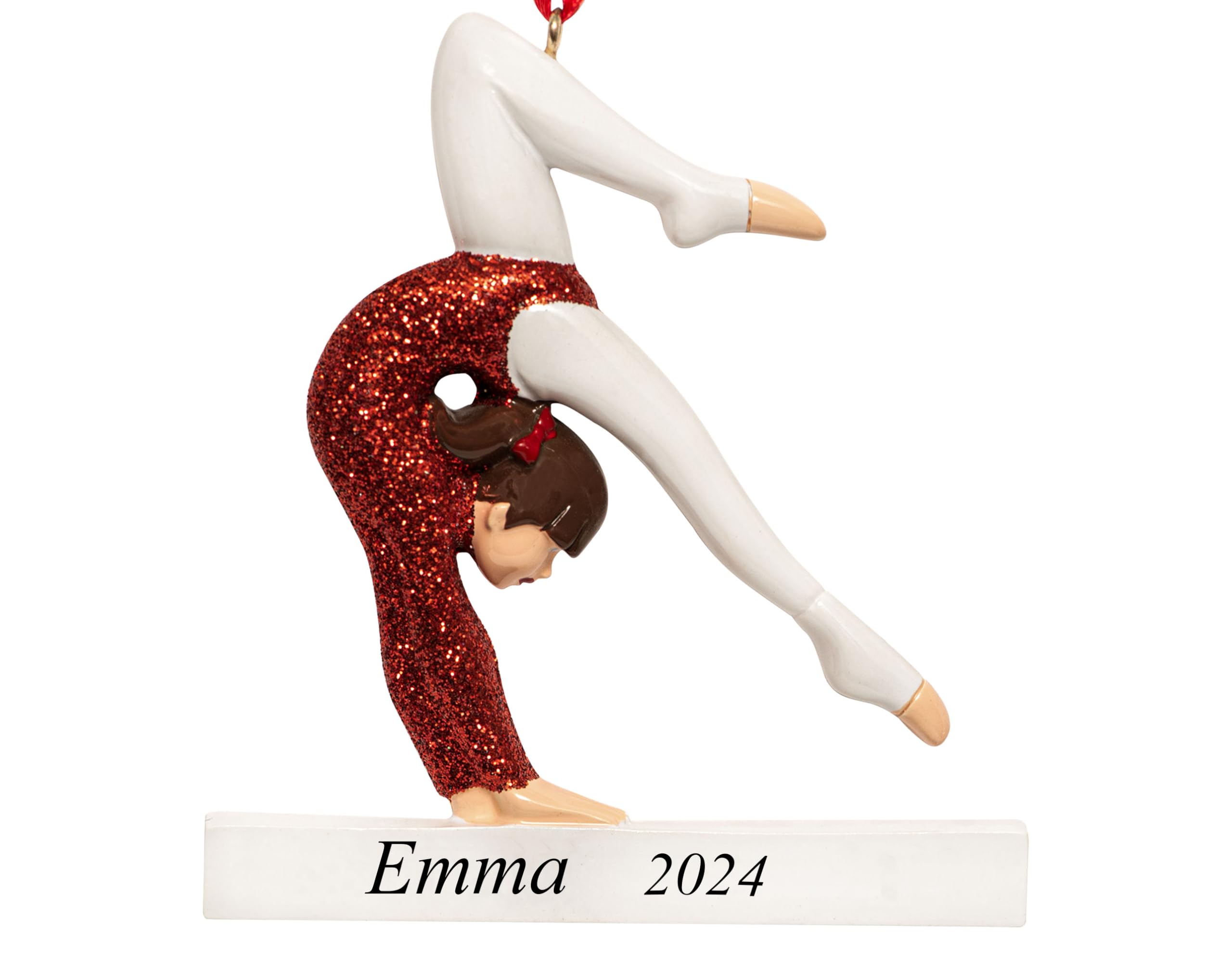 Amazon.com: Personalized Gymnastics Christmas Ornament 2024 | Custom ...
