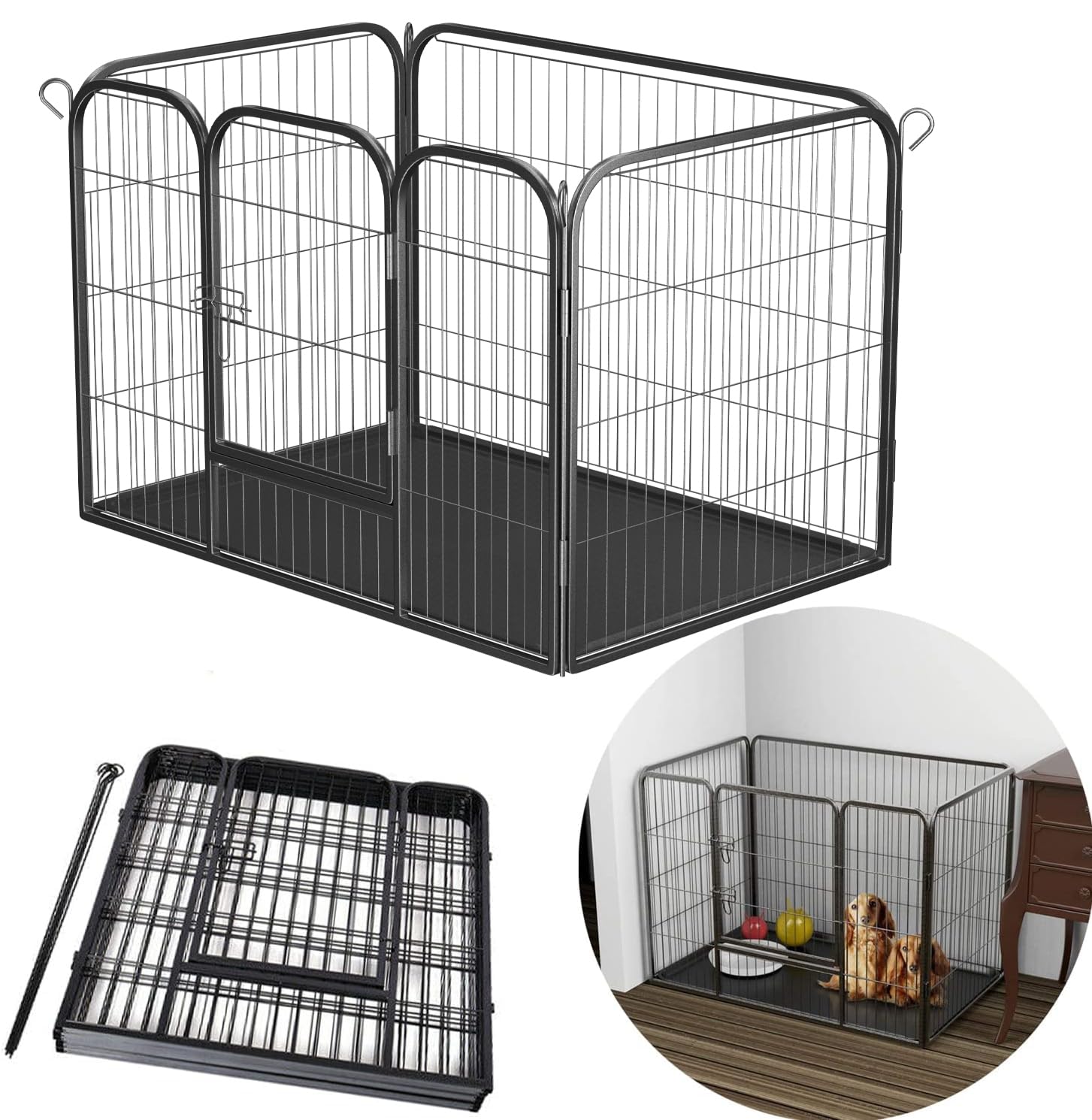 Outside Dog Pens For Designs Stainless Steel Metal Design Square Plush