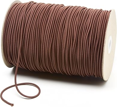 2mm Thin Fine Round Elastic Cord for Sewing DIY, Arts & Crafts, Beading ...