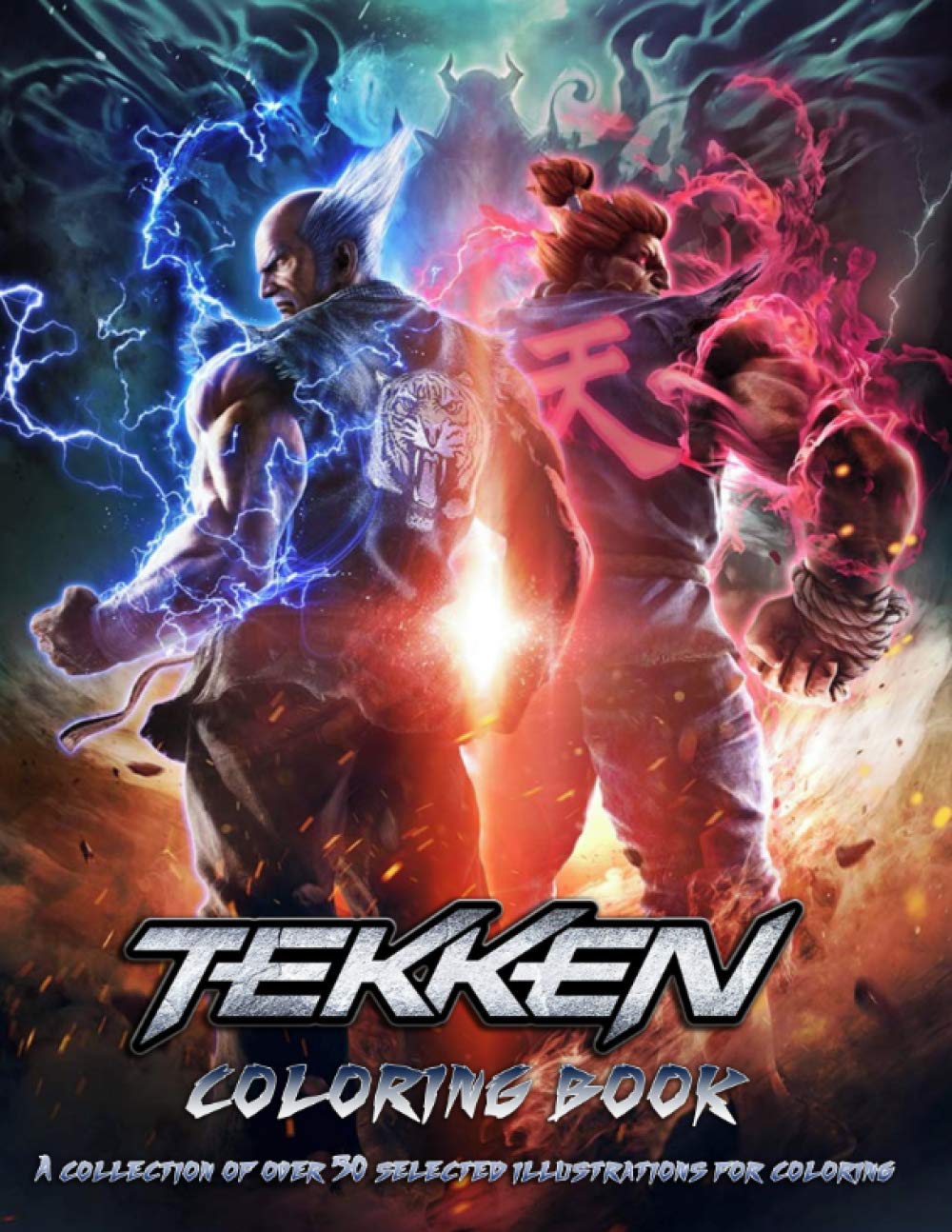 Tekken Coloring Book A Collection Of Over 50 Selected Illustrations ...