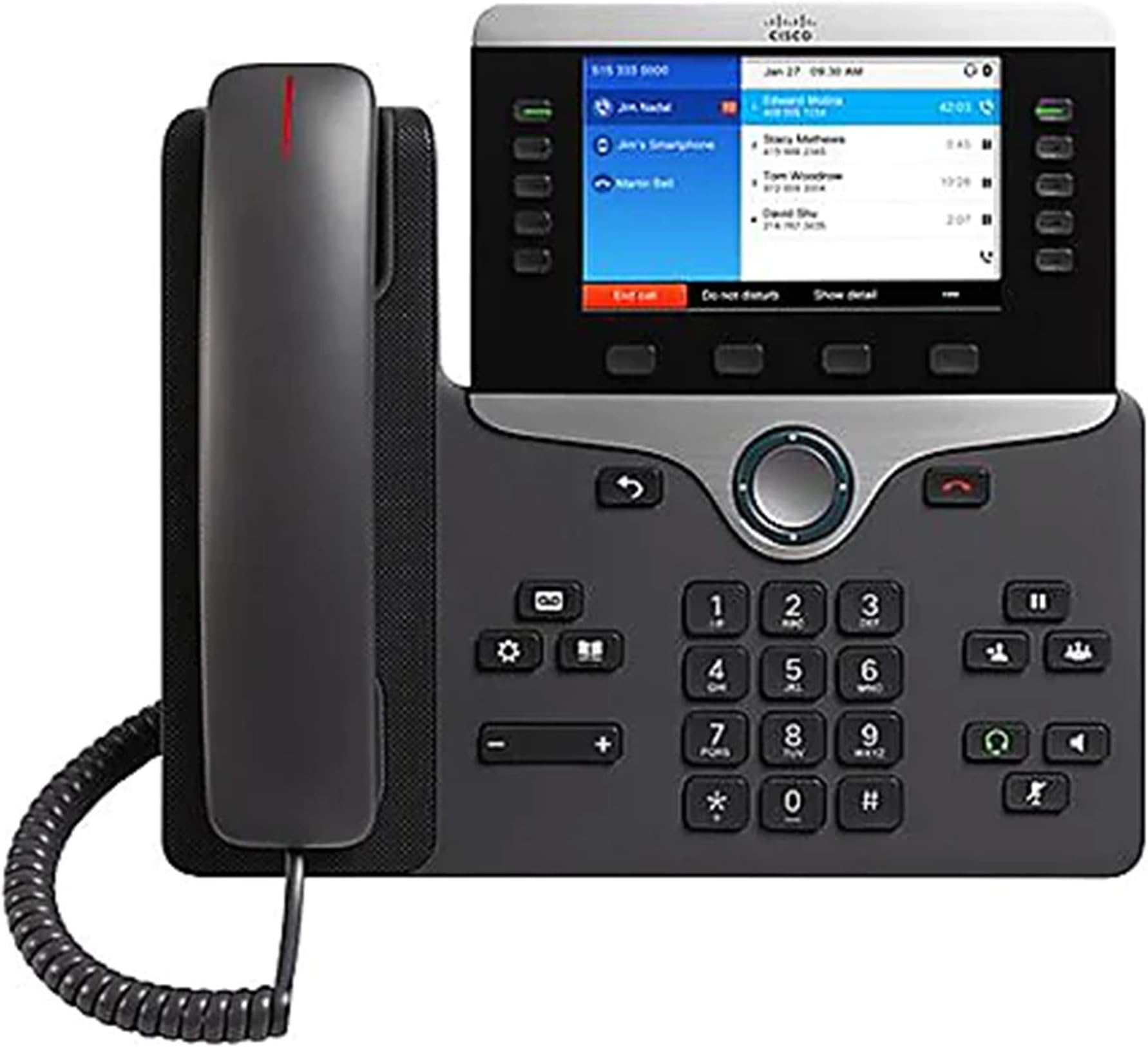 Amazon.com : Cisco CP-8841-3PCC-K9 SIP VoIP Phone for Third Party Call ...