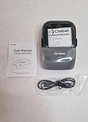 CLABEL Mini Stampante Etichette Portatile: 221B Bluetooth Termica ...
