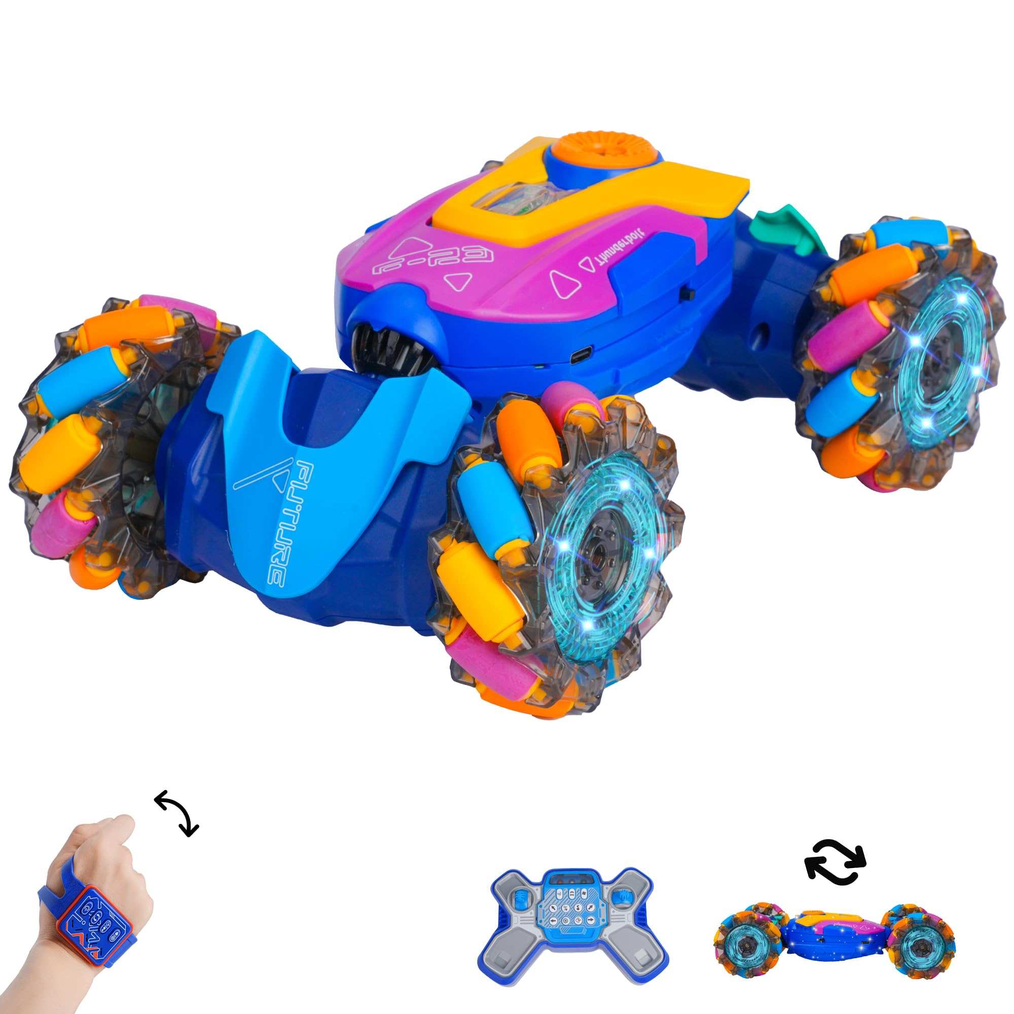 Amazon.com: RC Stunt Car – Gesture Sensing RC Stunt Car, Hand Control ...