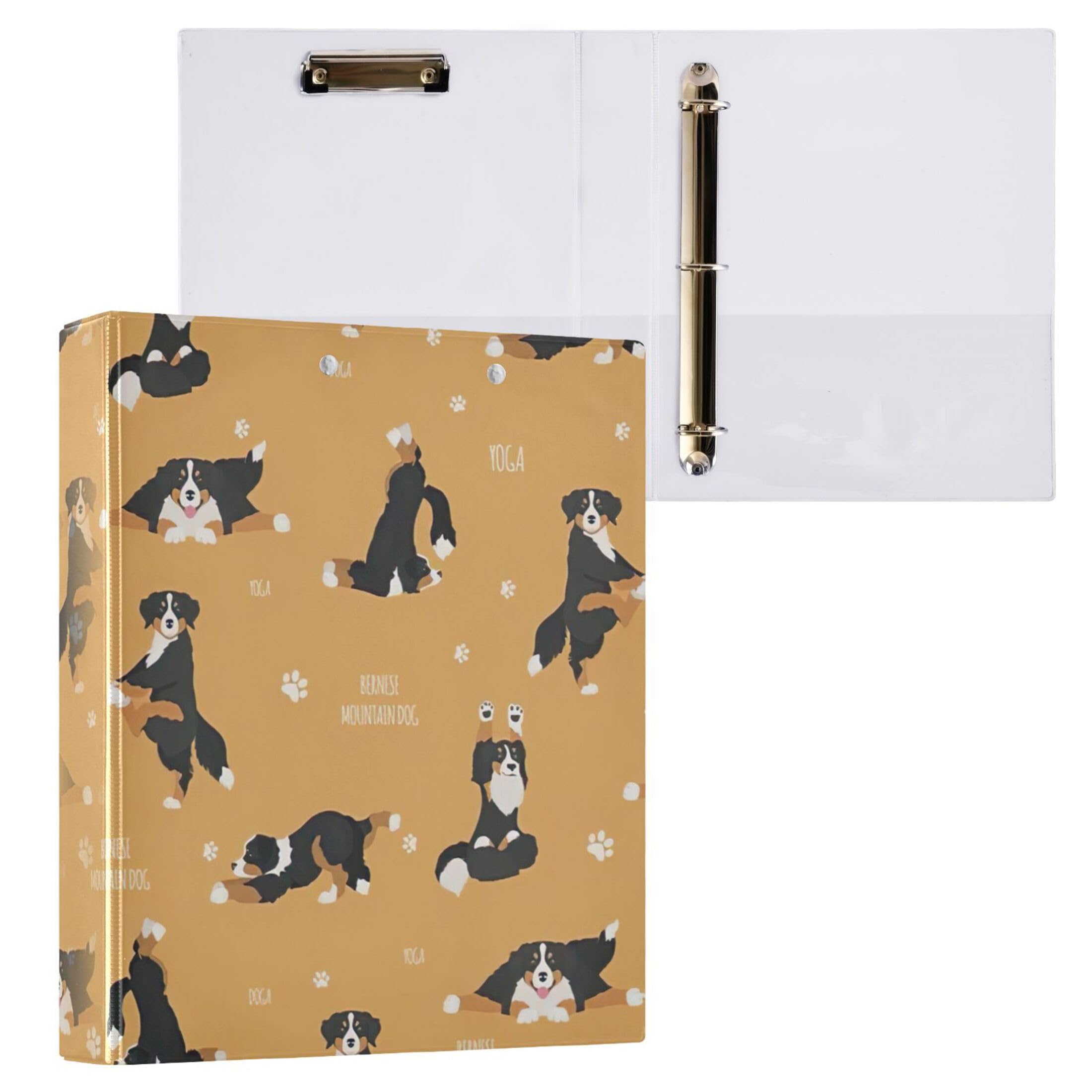 Paw Print Binder Cute Dog Paw 1.5 In Notebook Binders 3 Ringed Binder ...