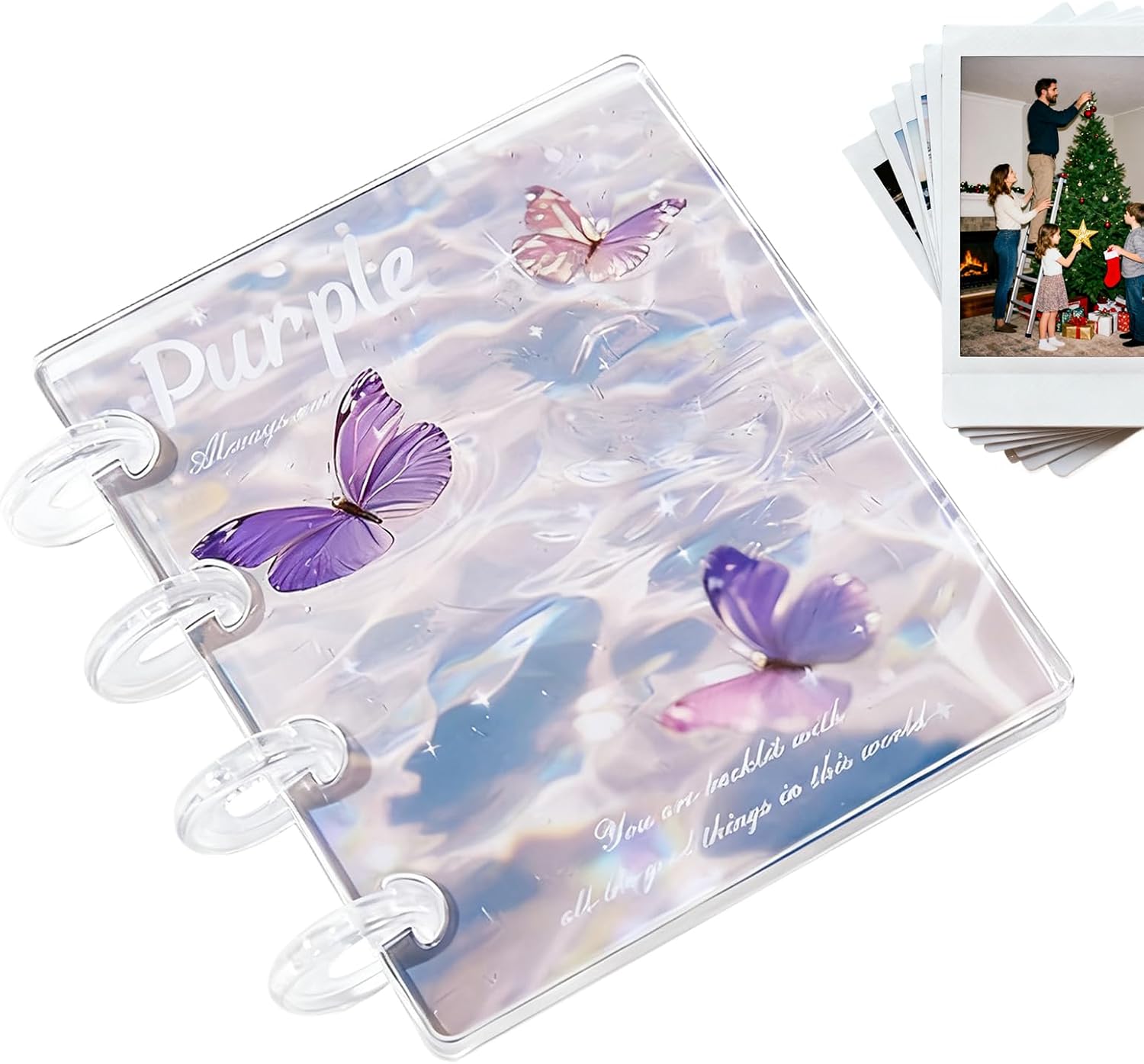 Transparenter Ordner – Aufkleberaufbewahrung | Buch mit 20 Innenseiten ...
