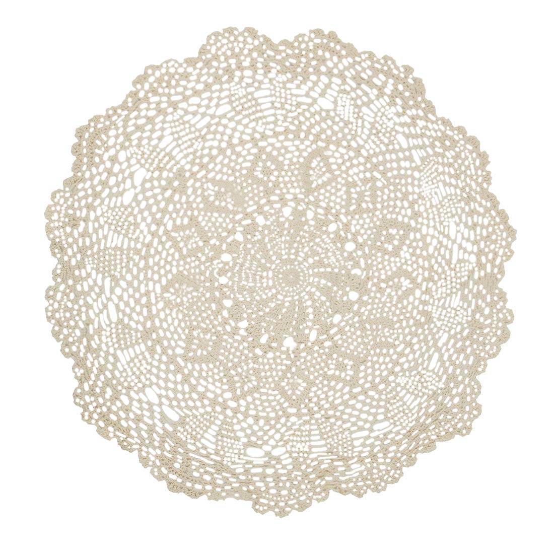 Amazon.com: kilofly Handmade Crochet Cotton Lace Table Sofa Doily ...