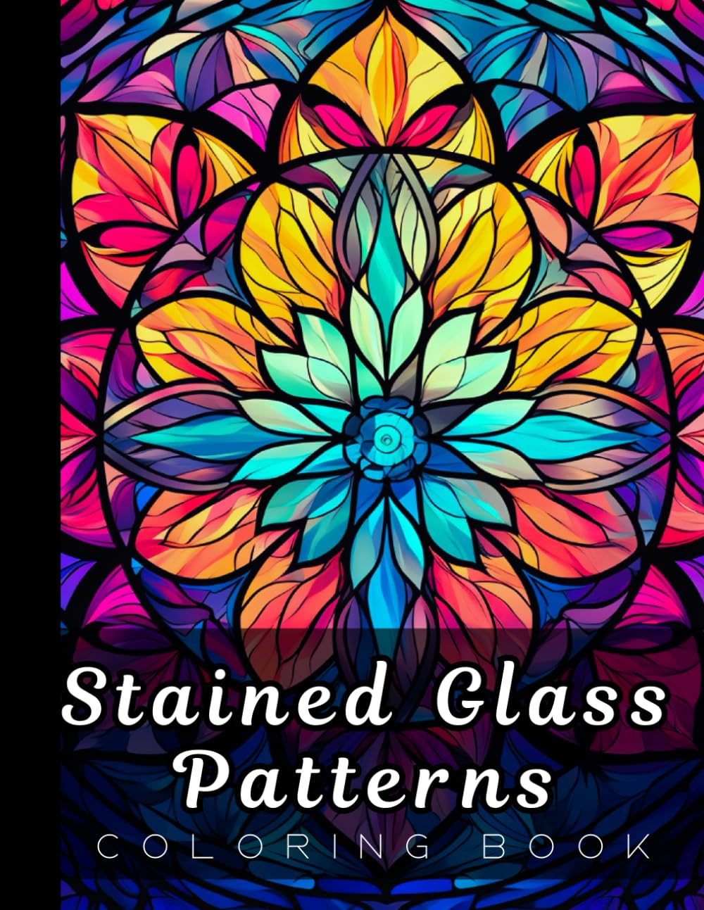 Amazon.com: Stained Glass Patterns Coloring Book: Mindfulness Adult ...