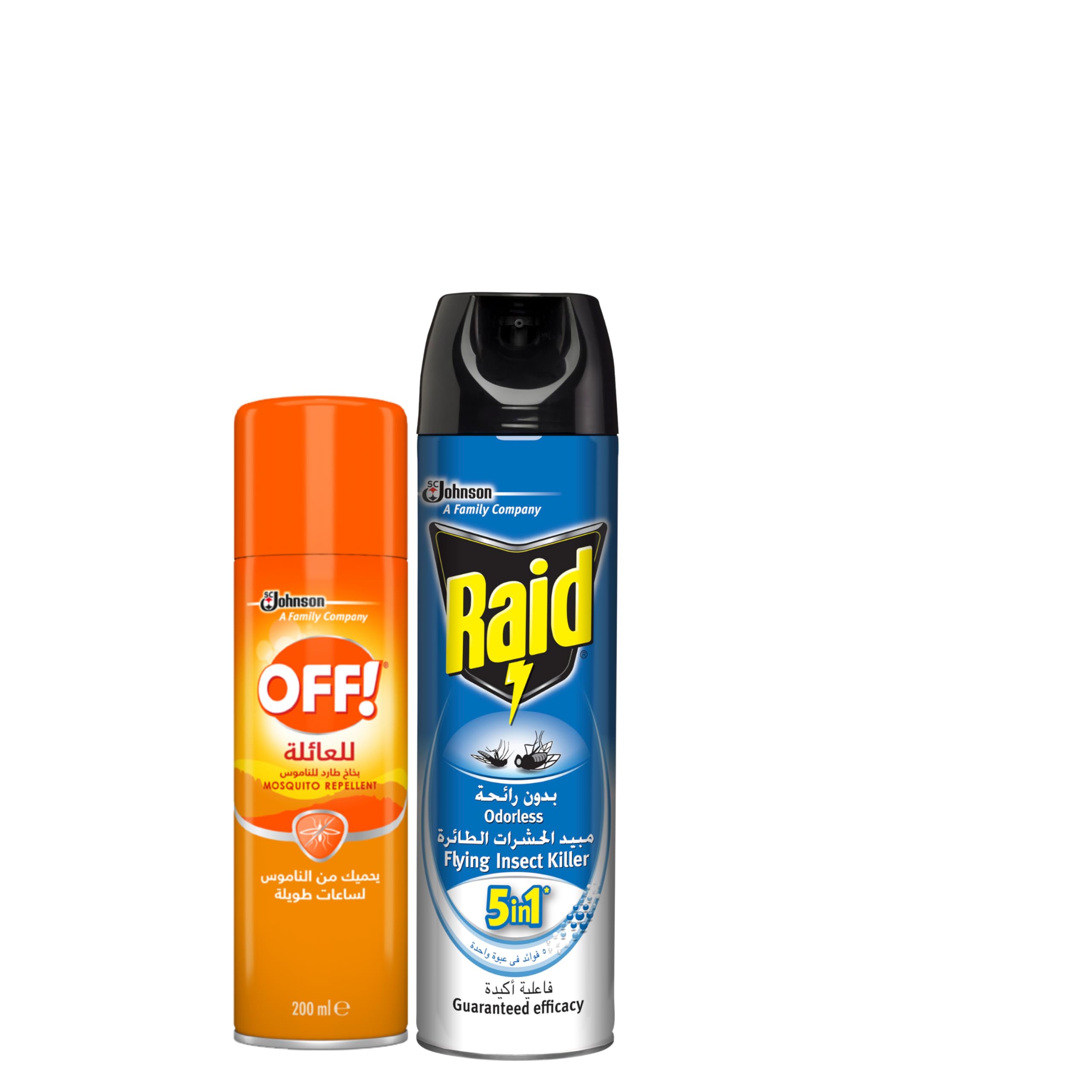 Bundle Raid Flying Insect Killer Odorless 300 ML and OFF spray for the ...
