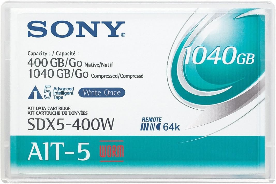 Amazon.com: Sony Worm Tape Cartridge (SDX5400W) : Electronics