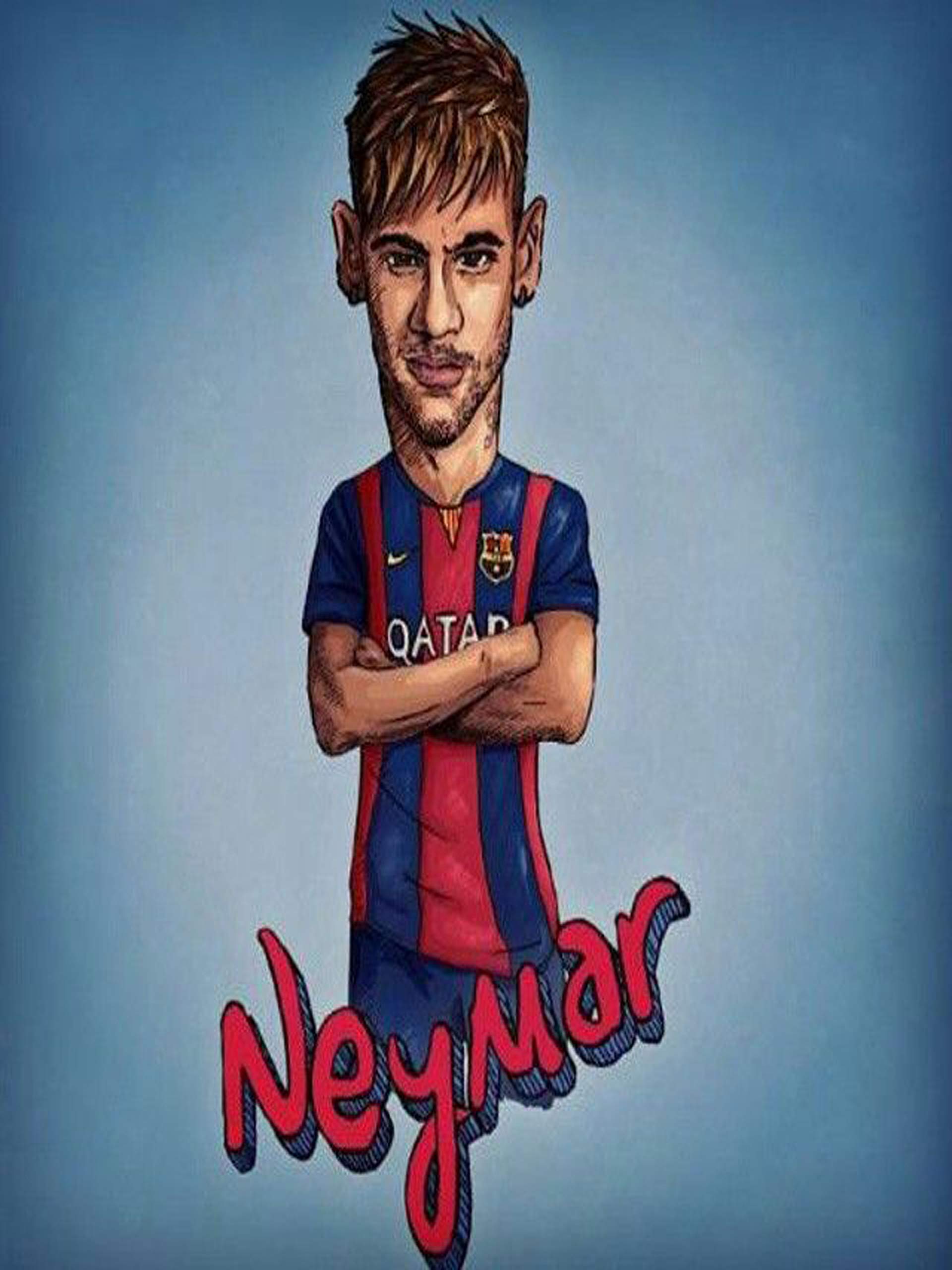 Neymar Cartoon Drawing