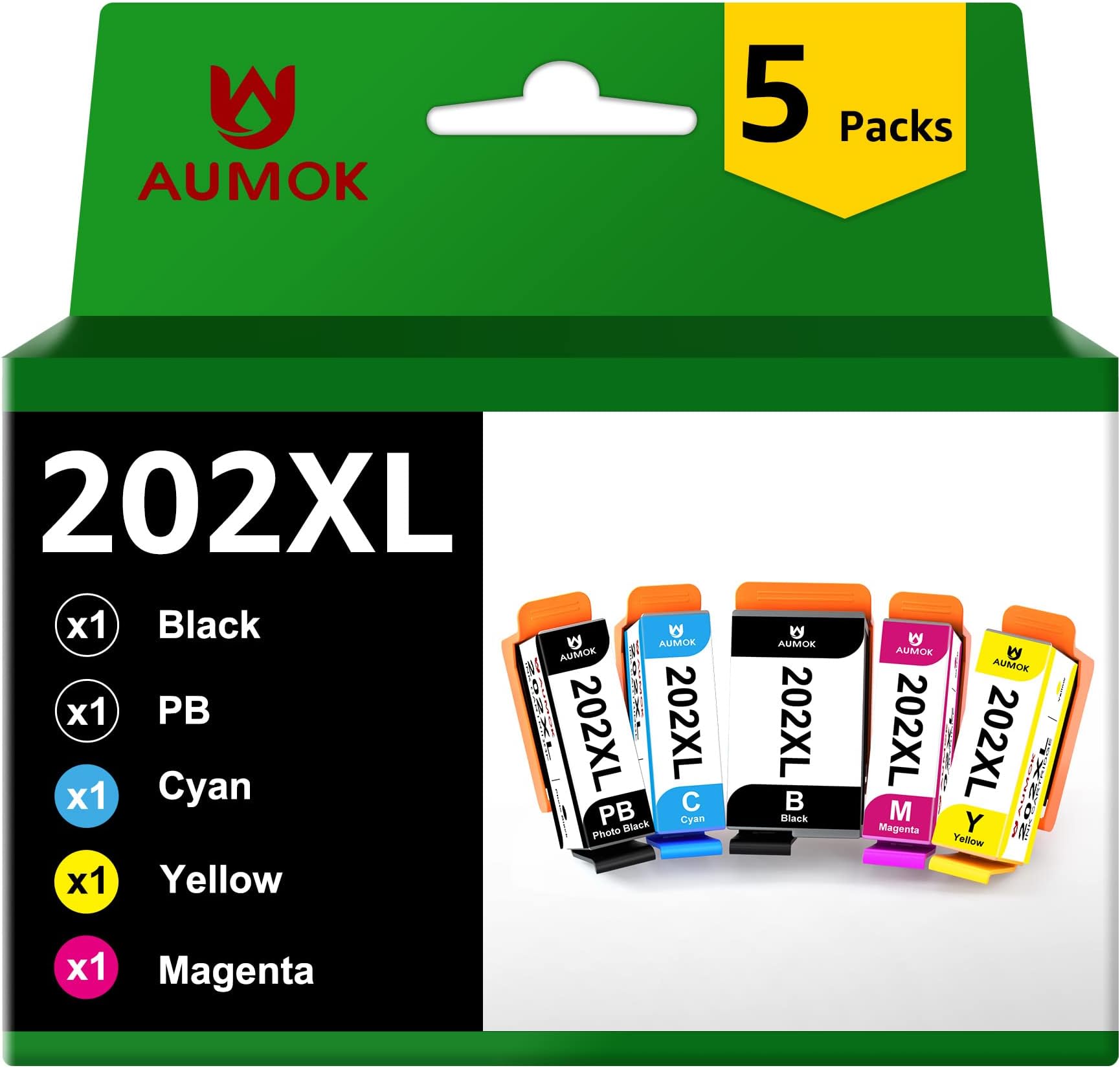 Epson 202XL Black Kiwi High Yield Genuine, Claria Premium Ink Cartridge ...