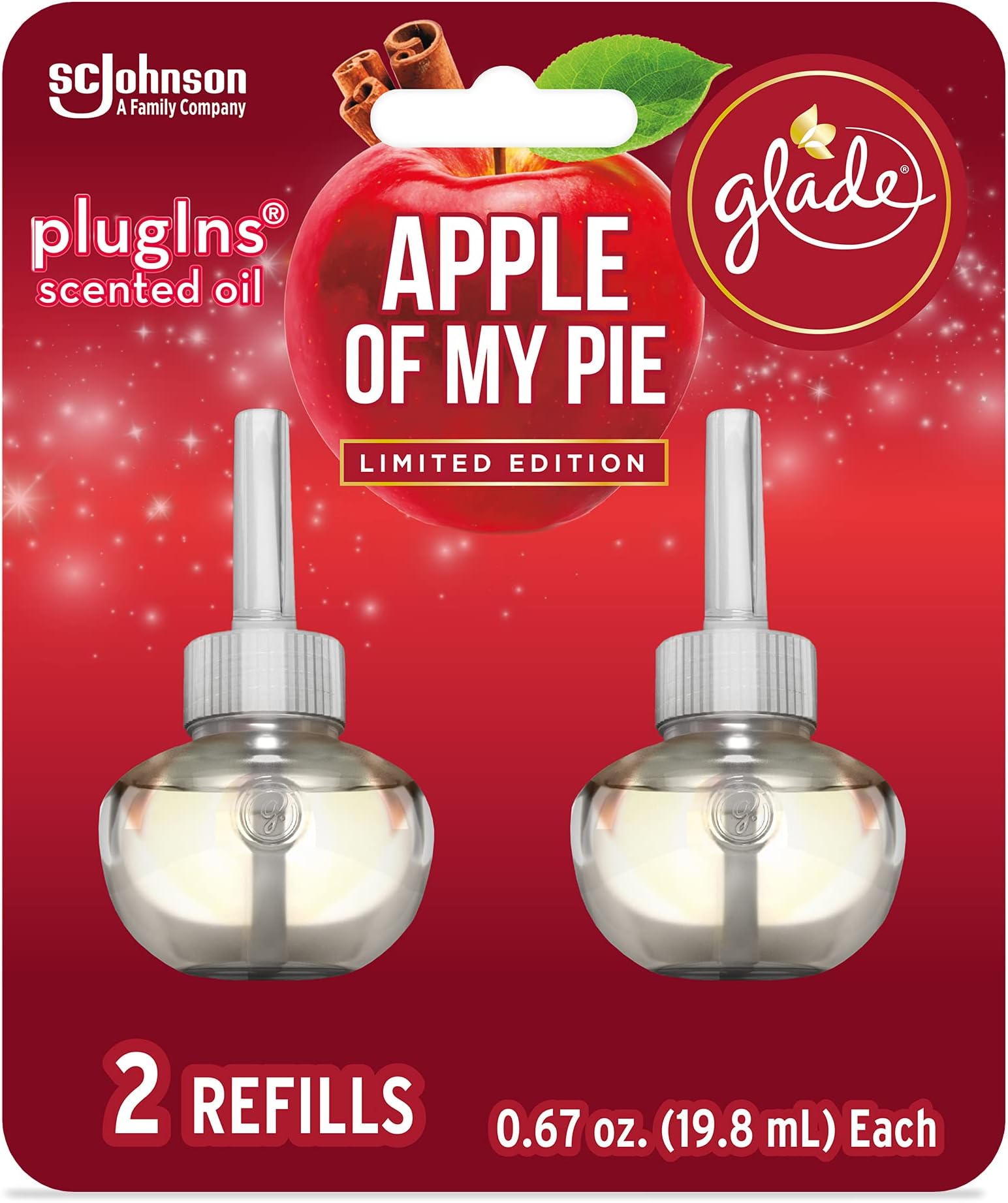 Amazon.com: Glade PlugIns Refills Air Freshener, Scented and Essential ...